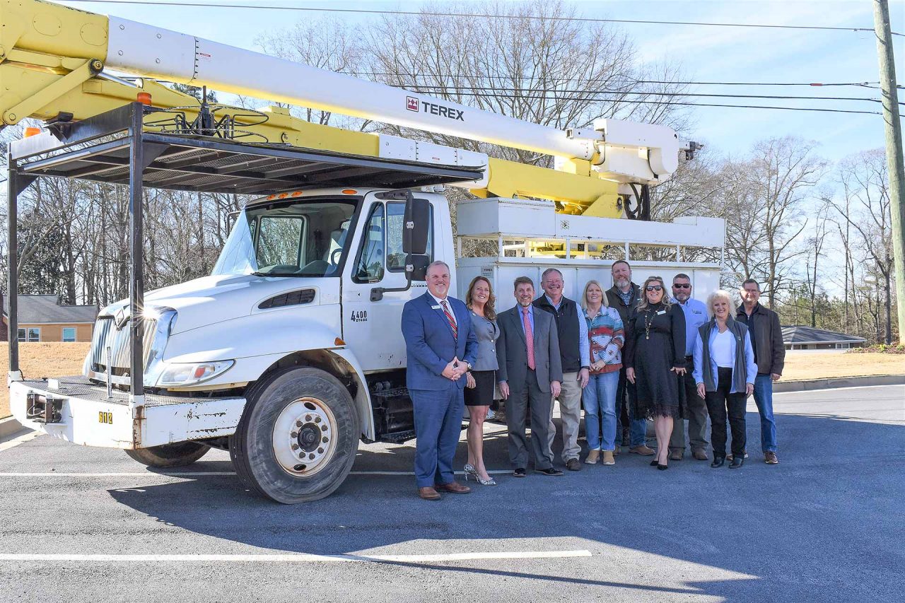 Carroll EMC Donates Bucket Truck for Linemen Training - Carroll EMC